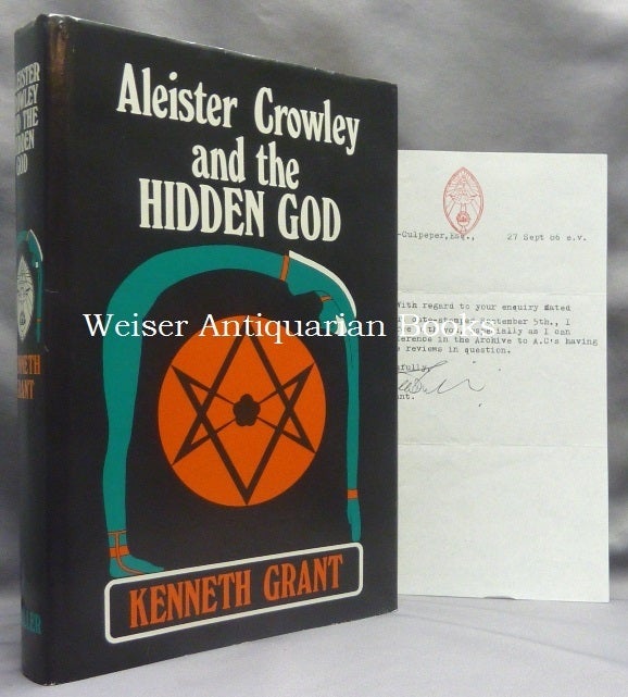 Aleister Crowley and the Hidden God | Kenneth GRANT, signed Typed ...