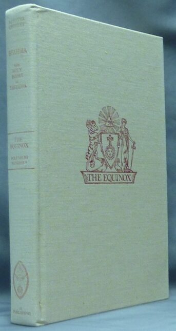 THELEMA Greek The Holy Books of Thelema. The Equinox Volume III, Number ...